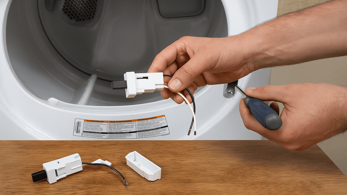 How to Replace a Dryer Door Switch (Complete DIY Guide)